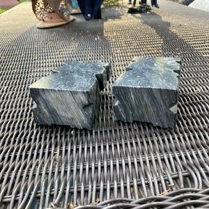 Source Unknown | Accents | Vintage Onyx Carved Aztec Tiki Head Bookends ...